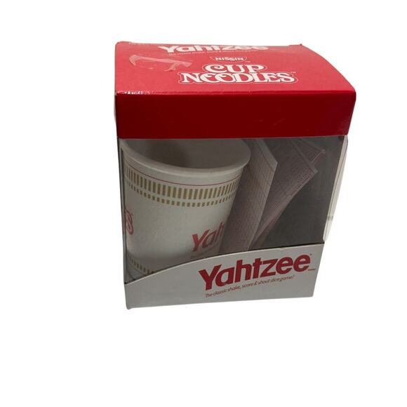 Hasbro | Toys | New Yahtzee Cup Noodles Collectible Ramen Custom Dice ...